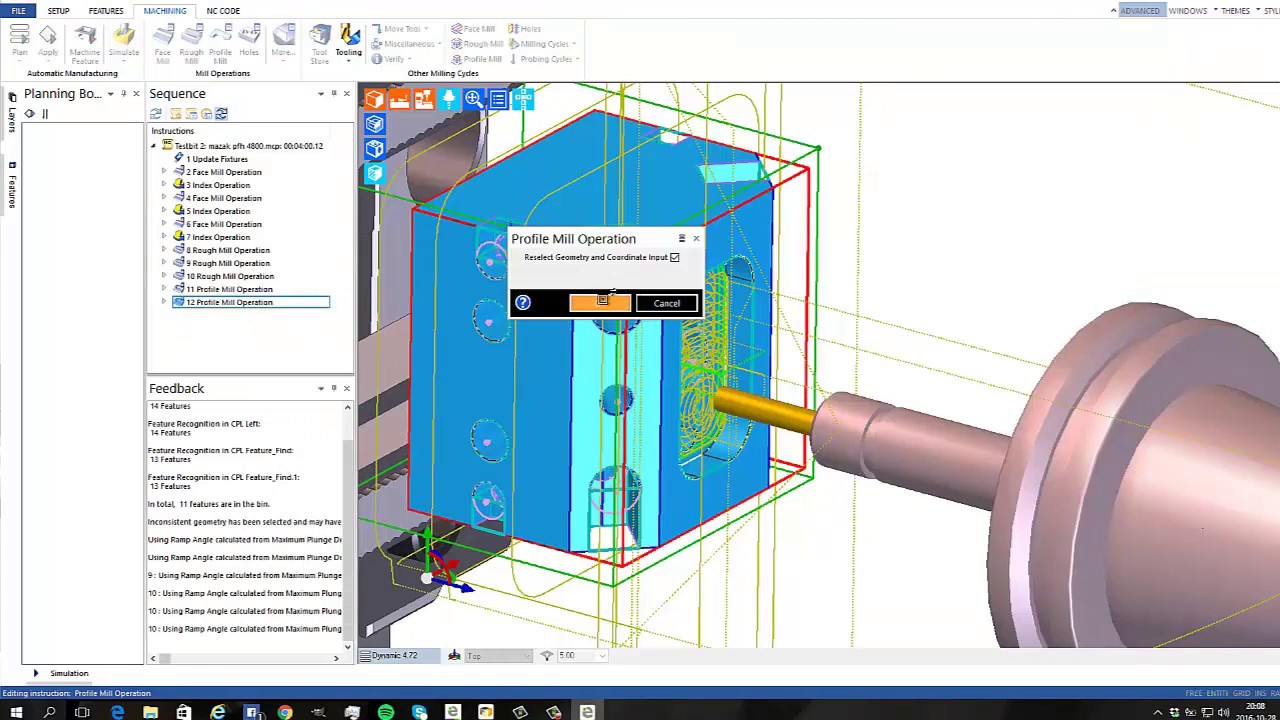 Edgecam Swedish tutorial 2 - Indexering - exinterconsultng - YouTube