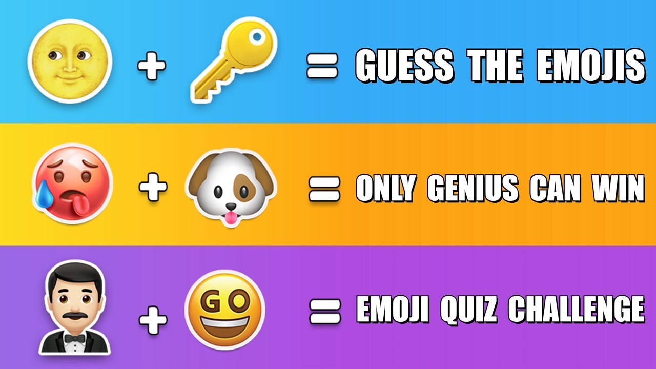 GUESS THE EMOJIS 😱 | ONLY GENIUS CAN WIN 🧠 | EMOJI QUIZ CHALLENGE - YouTube