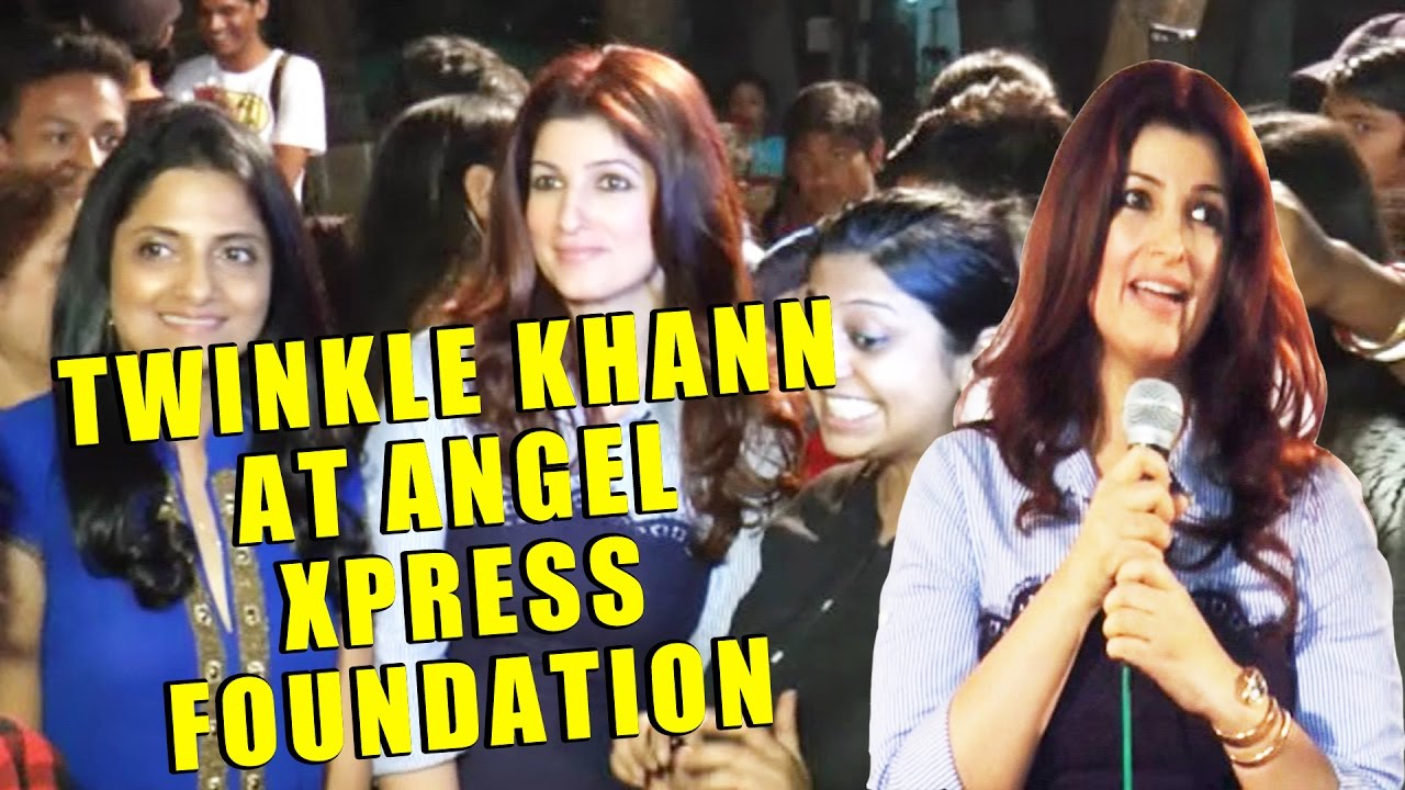 Twinkle Khanna Time Spend With Angel Xpress Foundation's Slum Kids ...