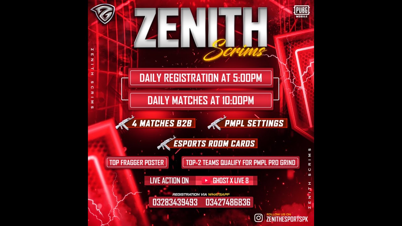 Zenith Esports present daily At 10:10pm. #bgmi #handcam #ipadmini5 # ...