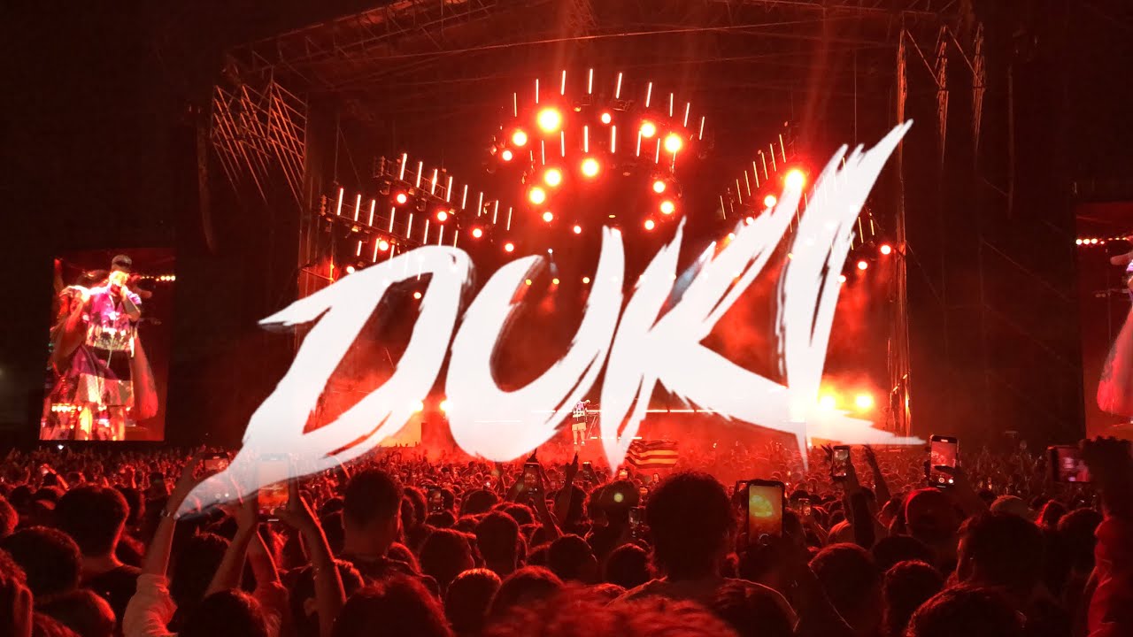 así fue el CONCIERTO de DUKI en URUGUAY - YouTube