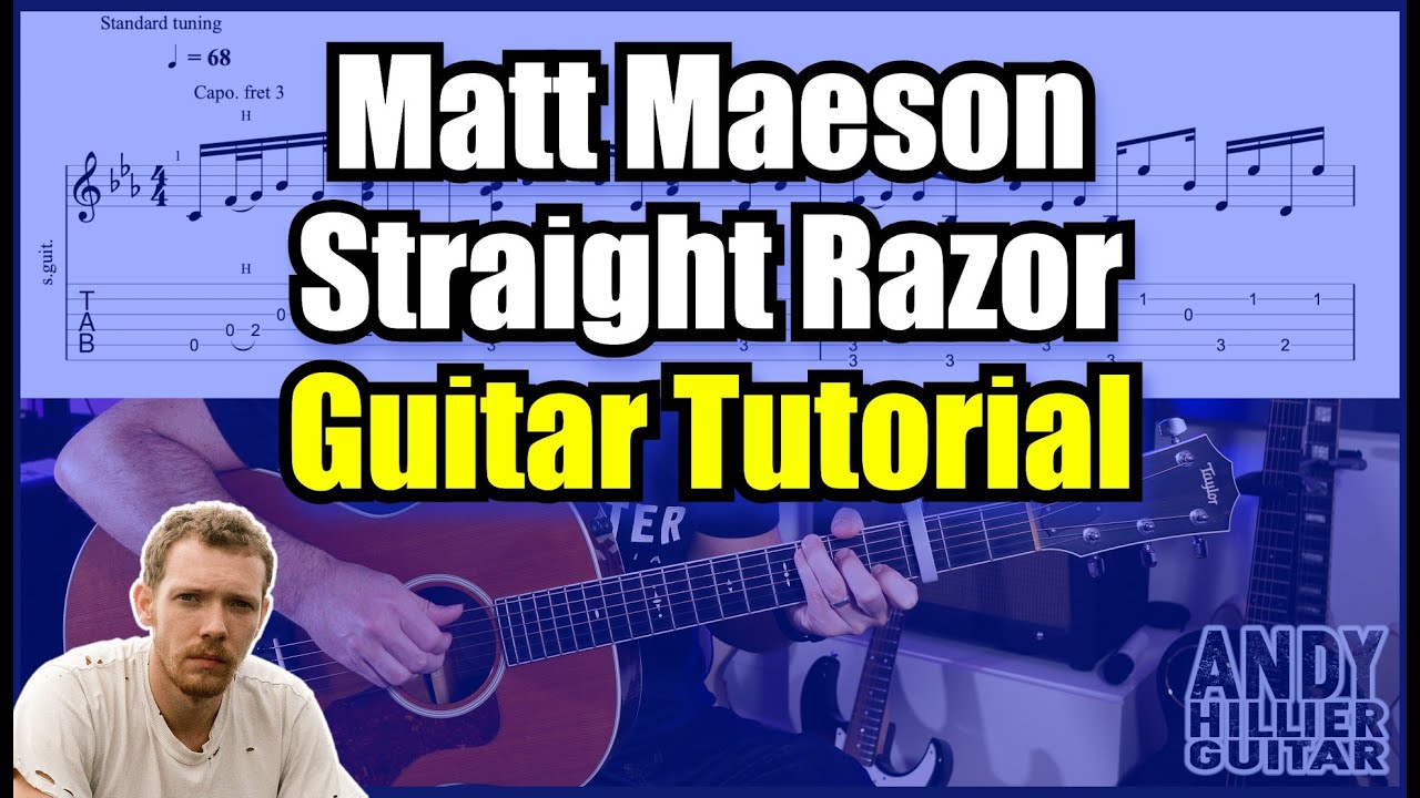 Matt Maeson - Straight Razor Guitar Tutorial Lesson - YouTube