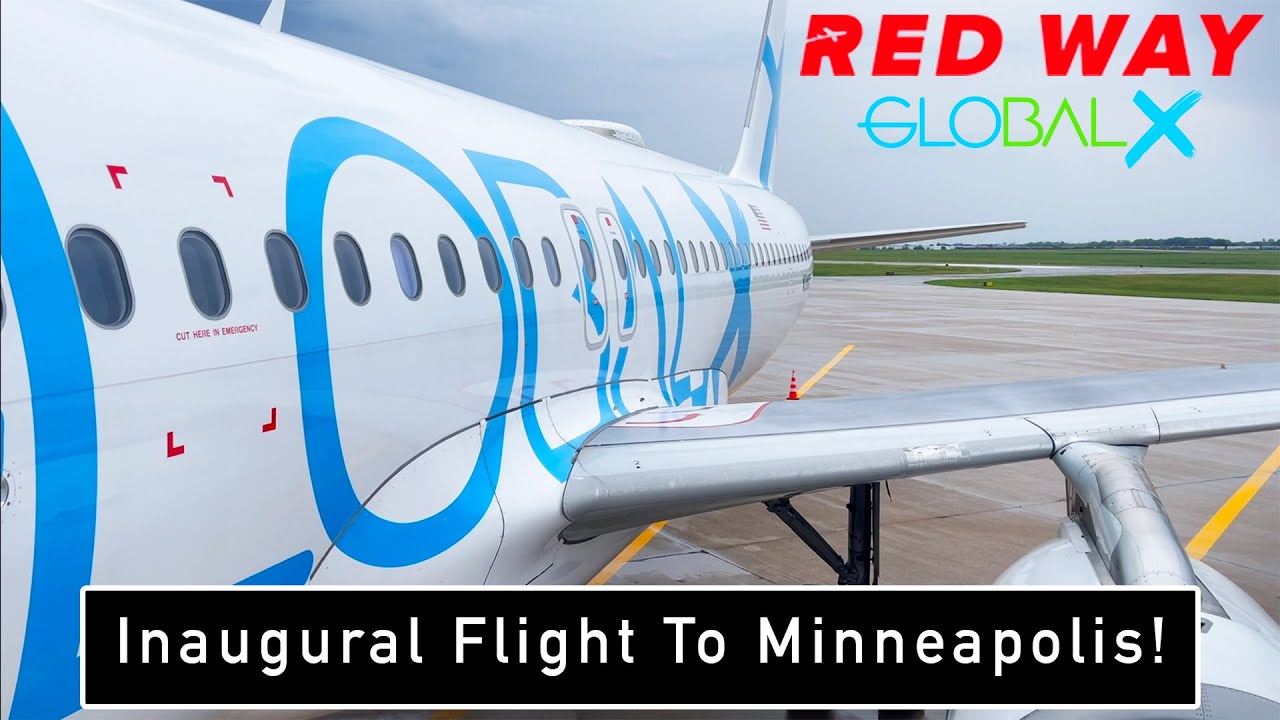 INAUGURAL TRIP REPORT: Red Way (Global X) | Airbus A320 | Lincoln, NE ...