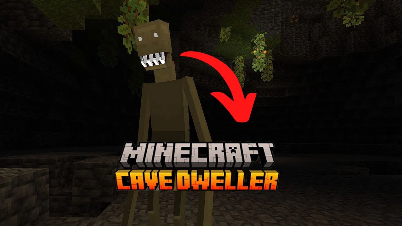 Searching for the Horrifying Cave Dweller in Minecraft - YouTube