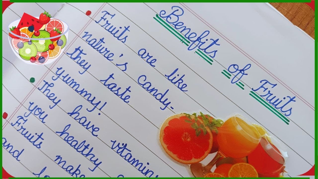 Benefits of eating fruits in 10 lines | Amazing benefits of eating ...
