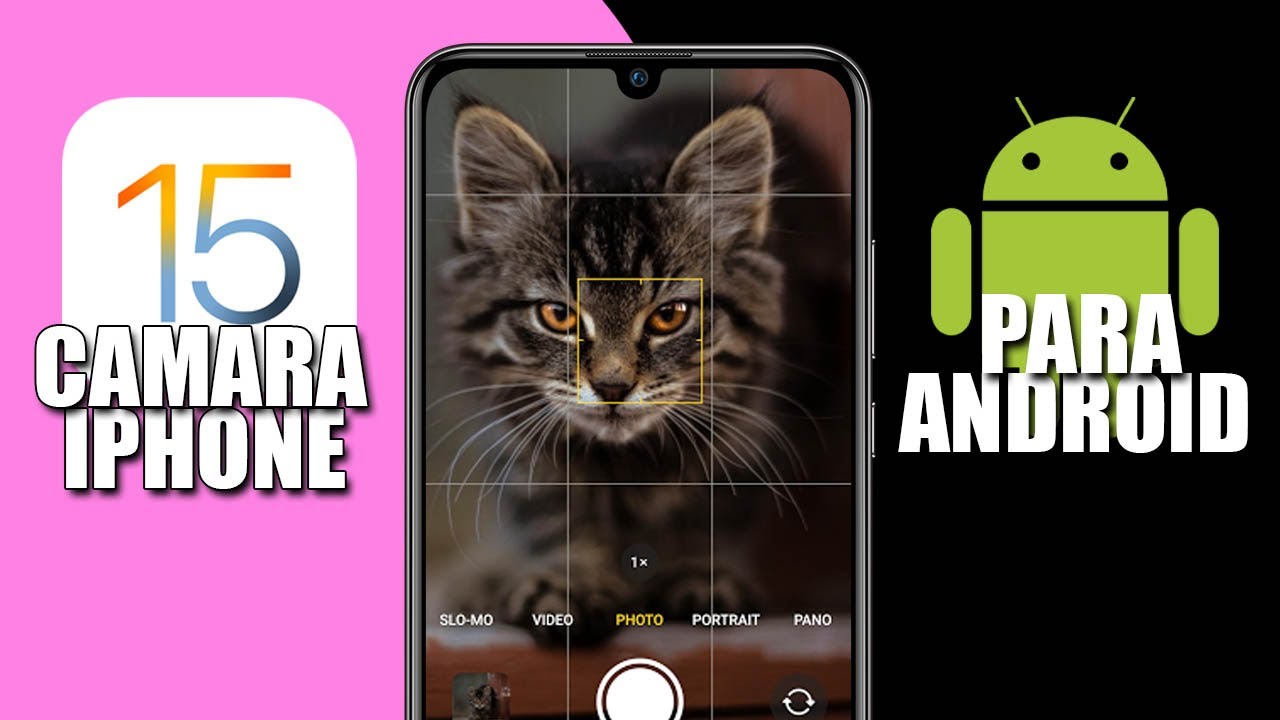 INSTALA CÁMARA de iPhone (IOS 15) en cualquier ANDROID 2022 - YouTube