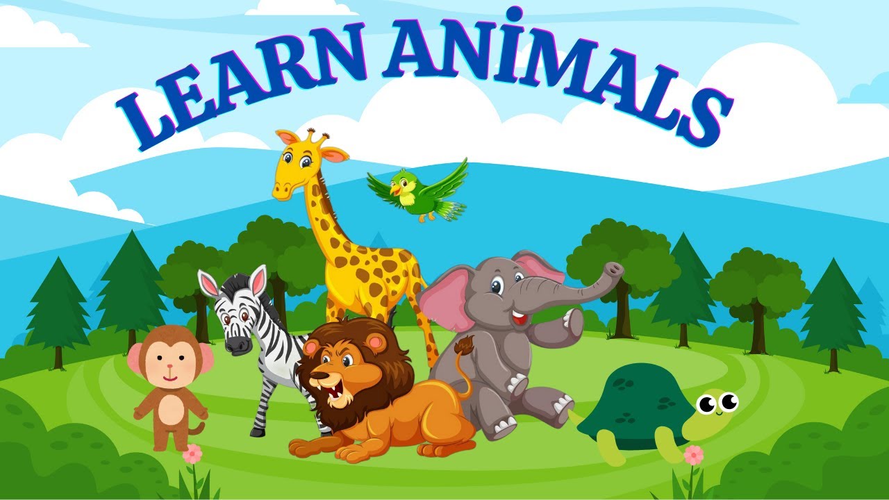 Learn 20 Animals! 🦁🐶 Fun and Educational Animal Video for Kids | Animal ...