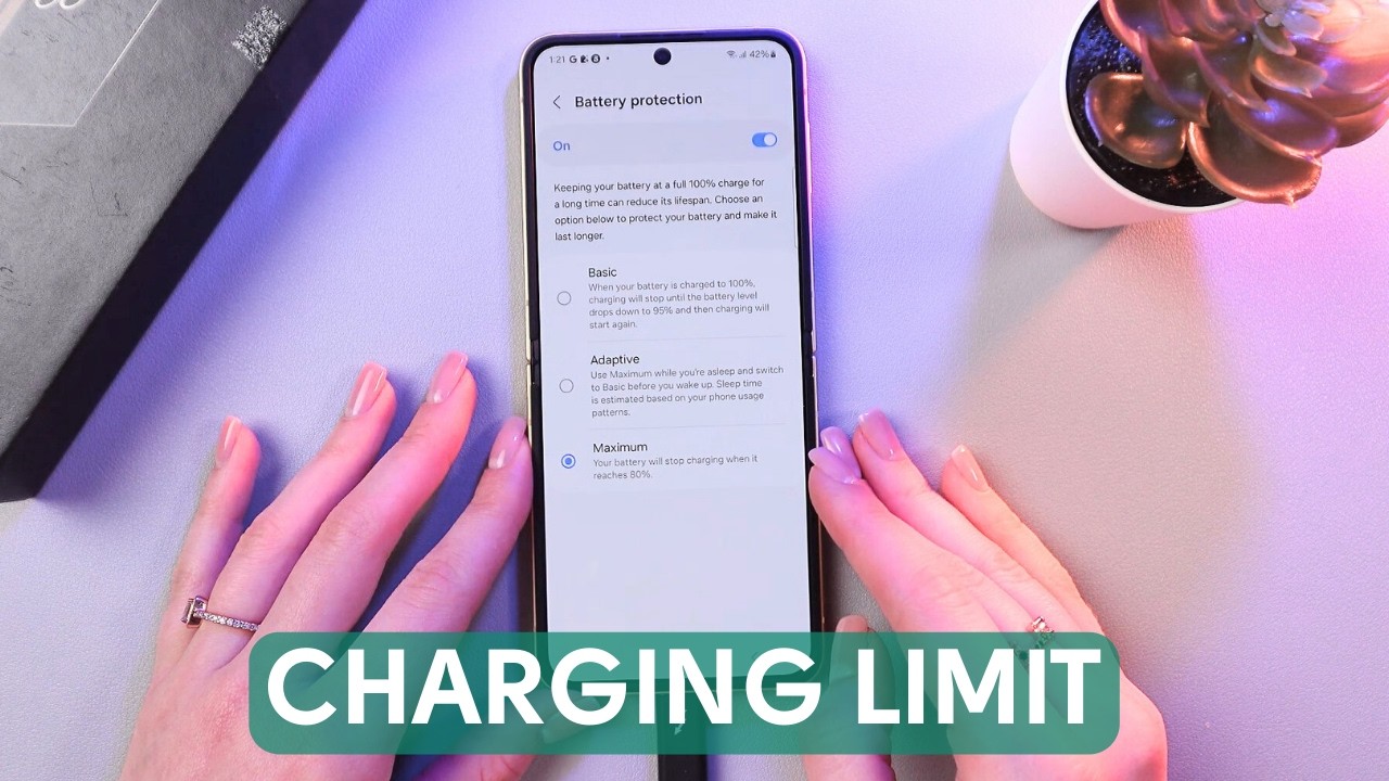 How to Set Charging Limit on Samsung Galaxy Z Flip 6: Maximize Battery ...