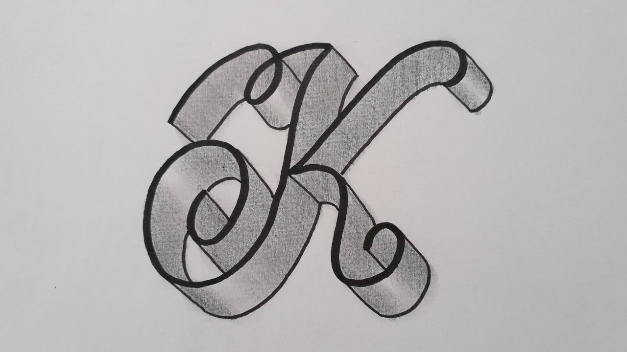 Drawing 3d Calligraphy Letter K Easy How To Write Draw Capital drawing-3d-calligraphy-letter-k-easy-how-to-write-draw-capital