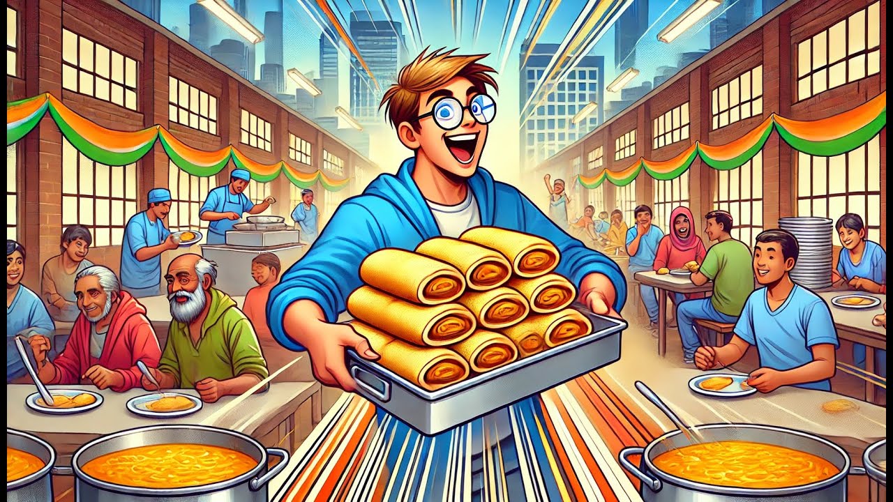 Cooking 120 daal roti rolls for the homeless (Day 64 Ride-along) - YouTube