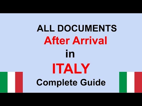 ALL DOCUMENTS for Students After Arrival in ITALY, Complete Guide # ...