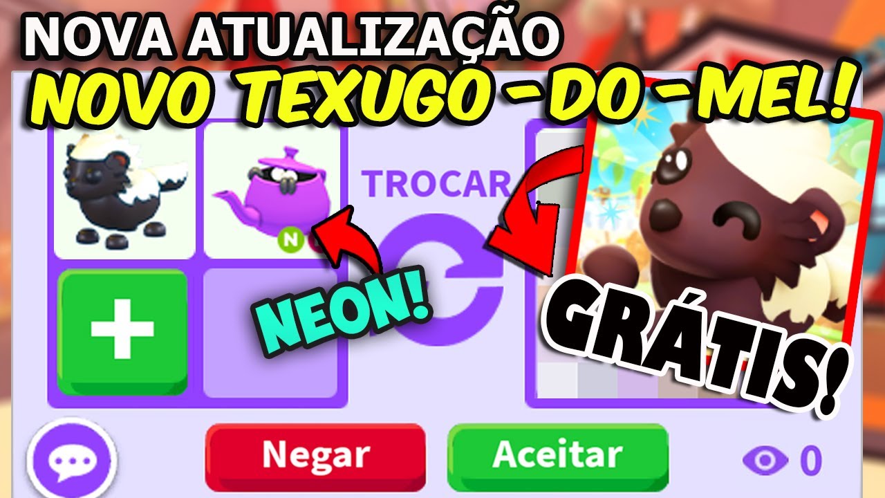 TROCANDO BULE NEON (Neon Classic Teapot) e TEXUGO-DO-MEL! PET GRÁTIS ...