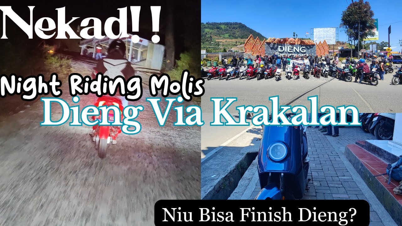 Motor Listrik Ke Dieng Lewat Jalur Tanjakan Krakalan. Niu Saja Bisa ...