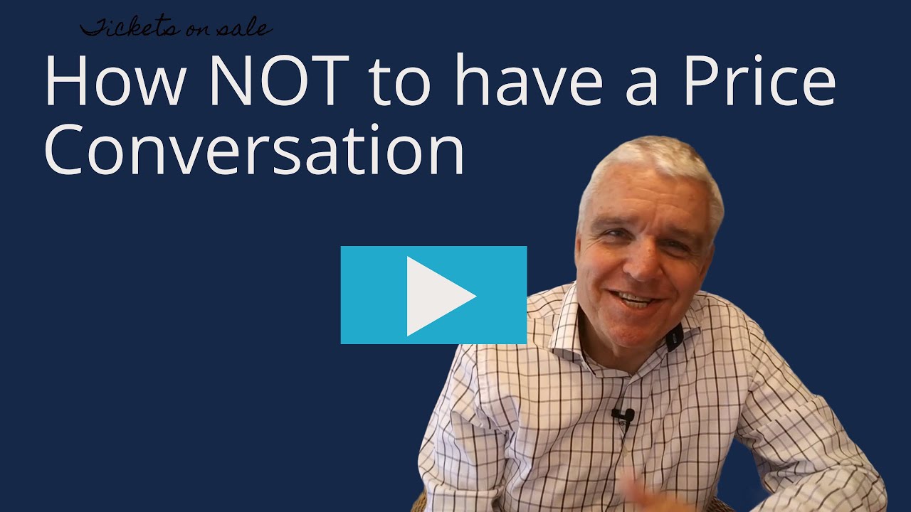 How to Transition a Price Discussion to a Value Conversation - YouTube