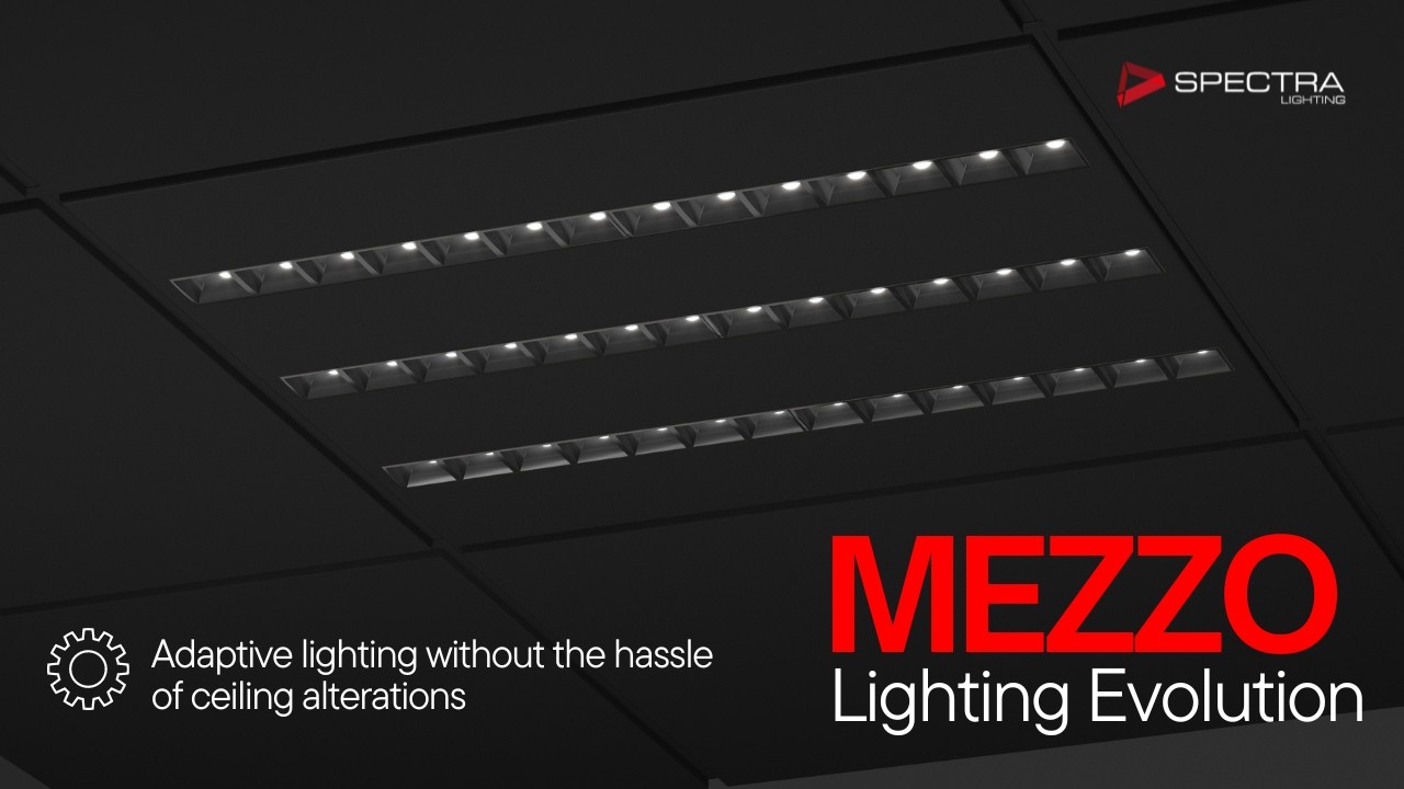 Mezzo: Lighting Evolution for Modular Ceilings - YouTube