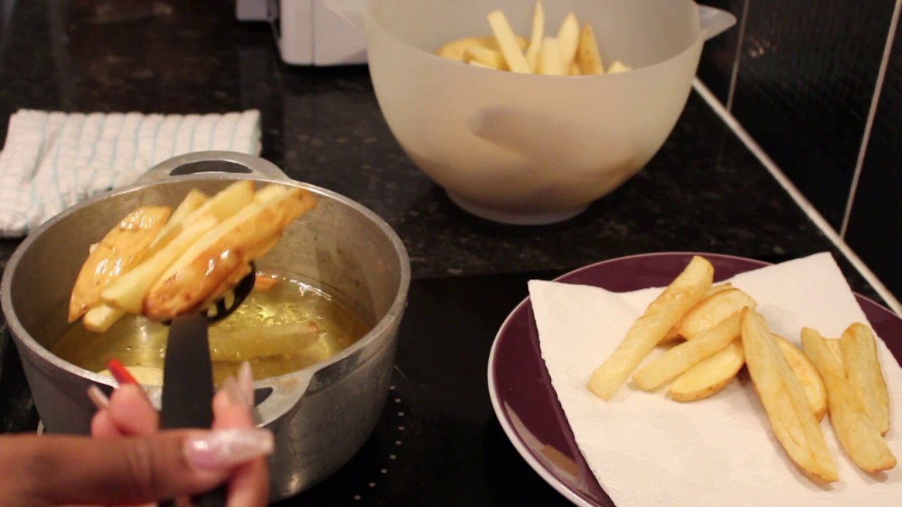 How To Make Crispy Fries Chips At Home + Recipe ||The Real Heavenly ...