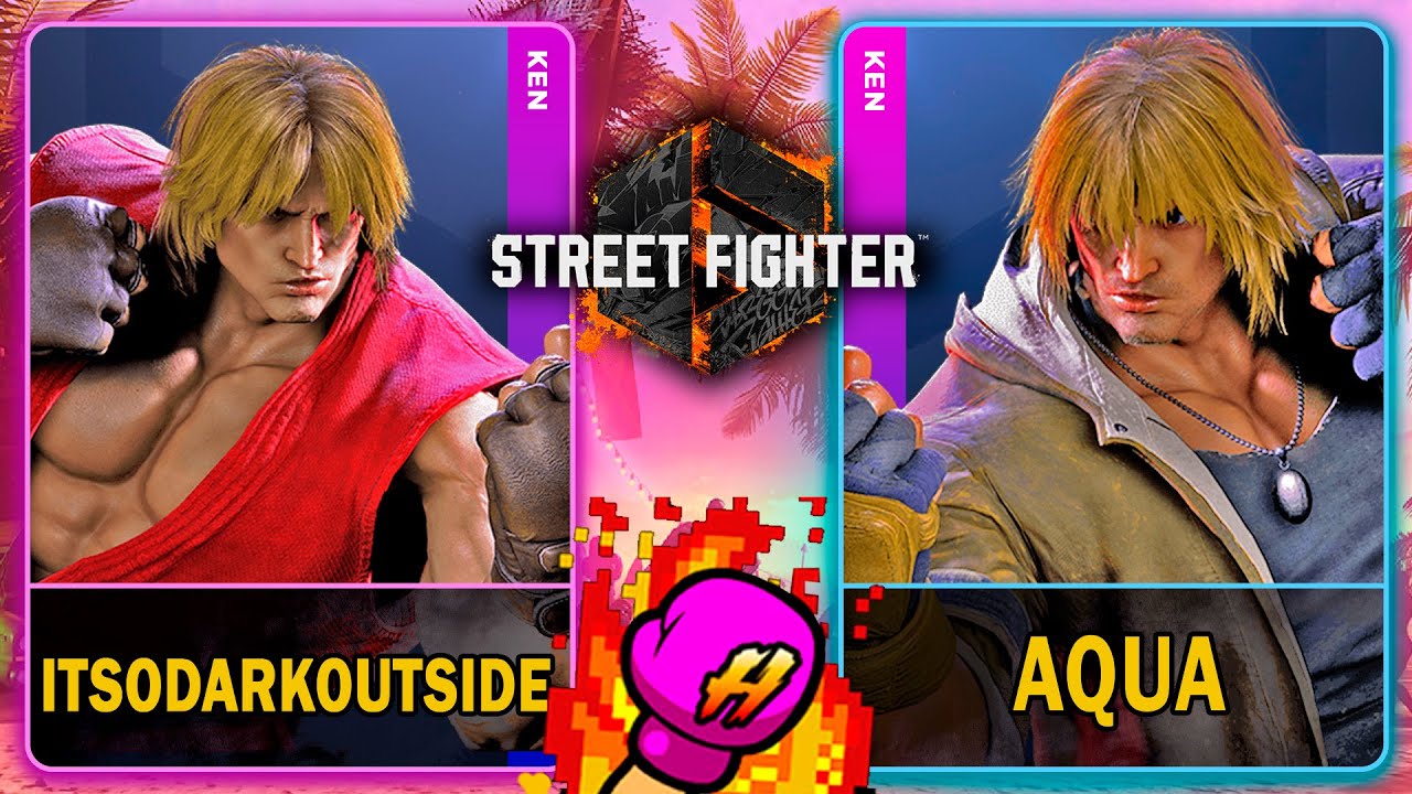 Street Fighter 6 🥊 Itsodarkoutside (KEN) VS Aqua (KEN) 🥊 スト6 🥊 SF6 🥊 ...