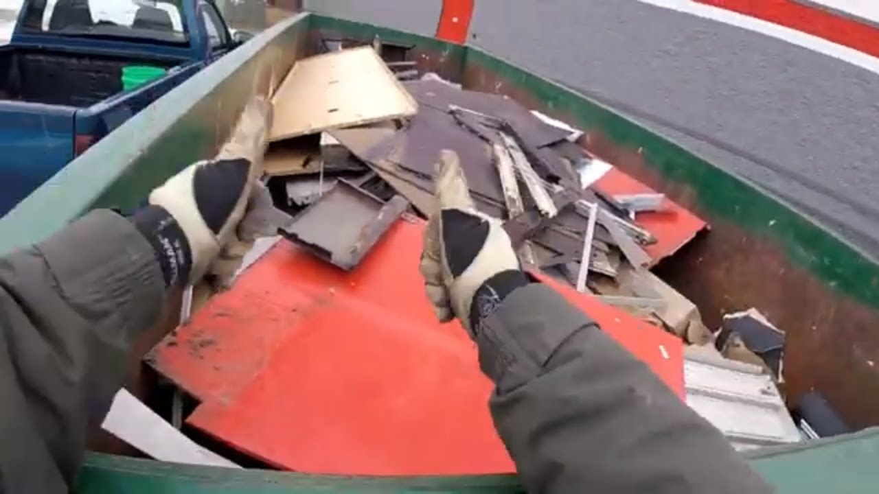 Best Scrap Action Dumpster Diving Trash Picking Day - YouTube