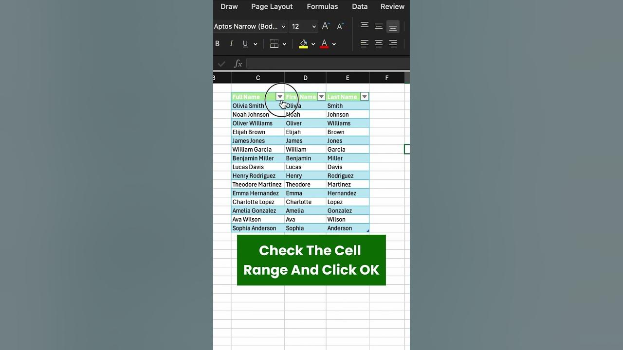 Create a Table for Given Data #excel #exceltips #exceltutorials #shortsvideo #shorts #viralvideo ...