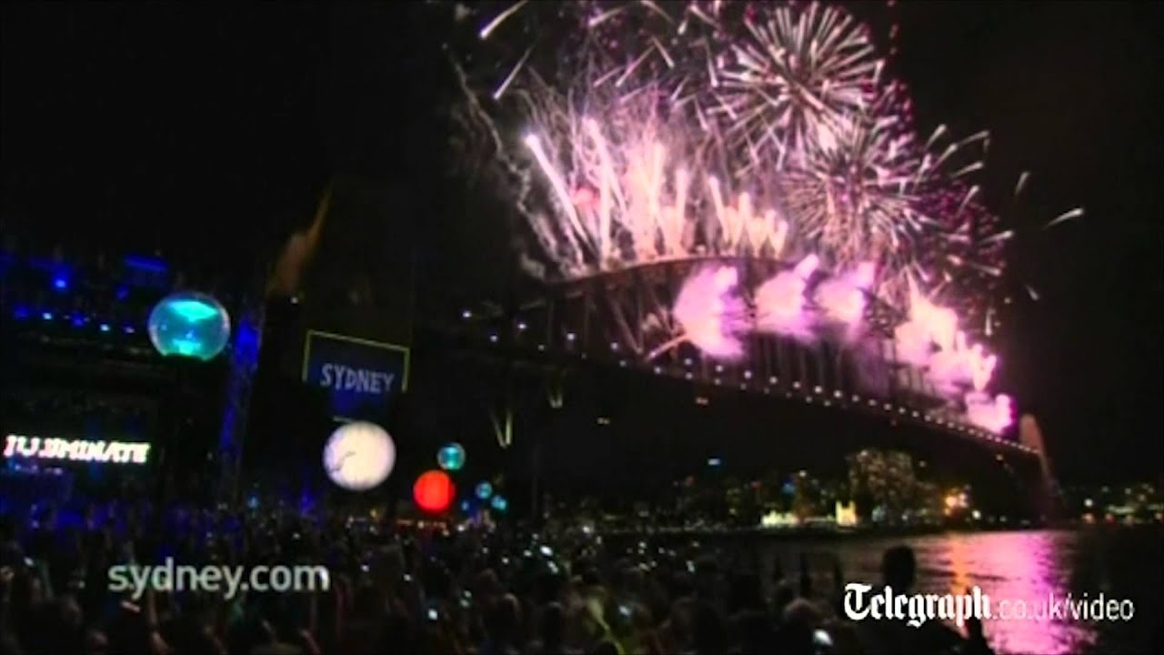 New Year fireworks by numbers - YouTube