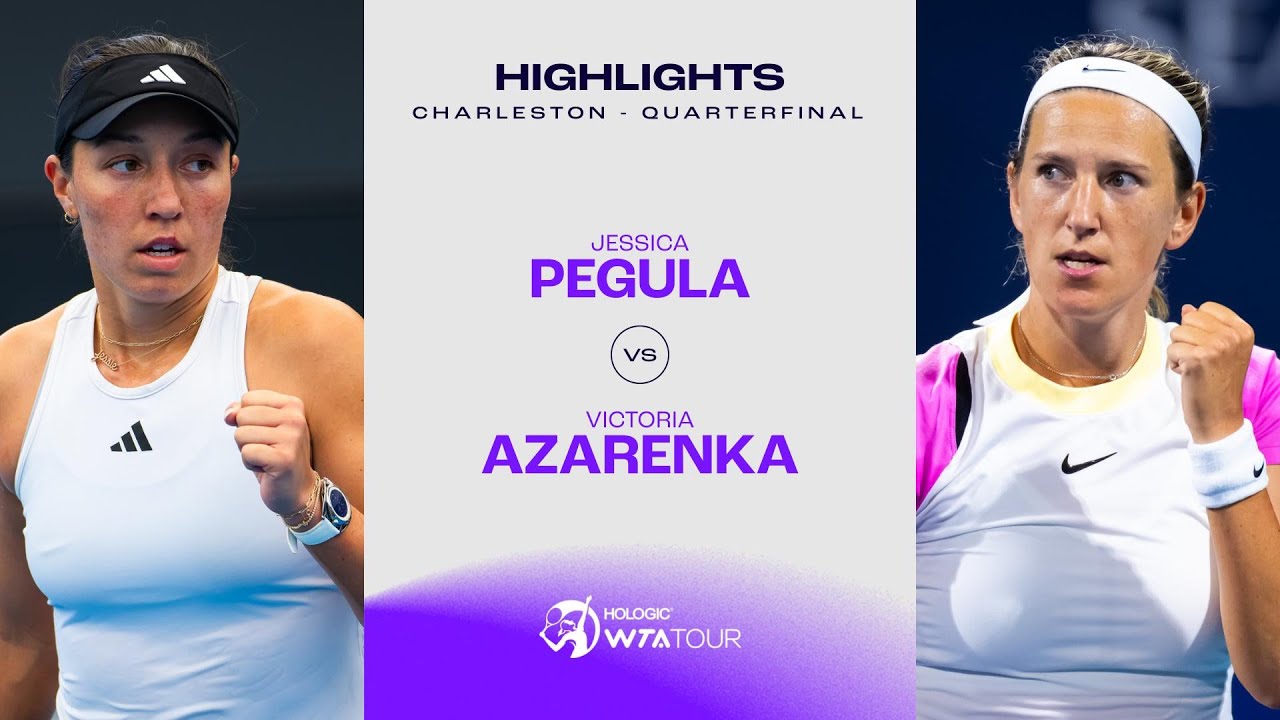 Jessica Pegula vs. Victoria Azarenka | 2024 Charleston Quarterfinal ...