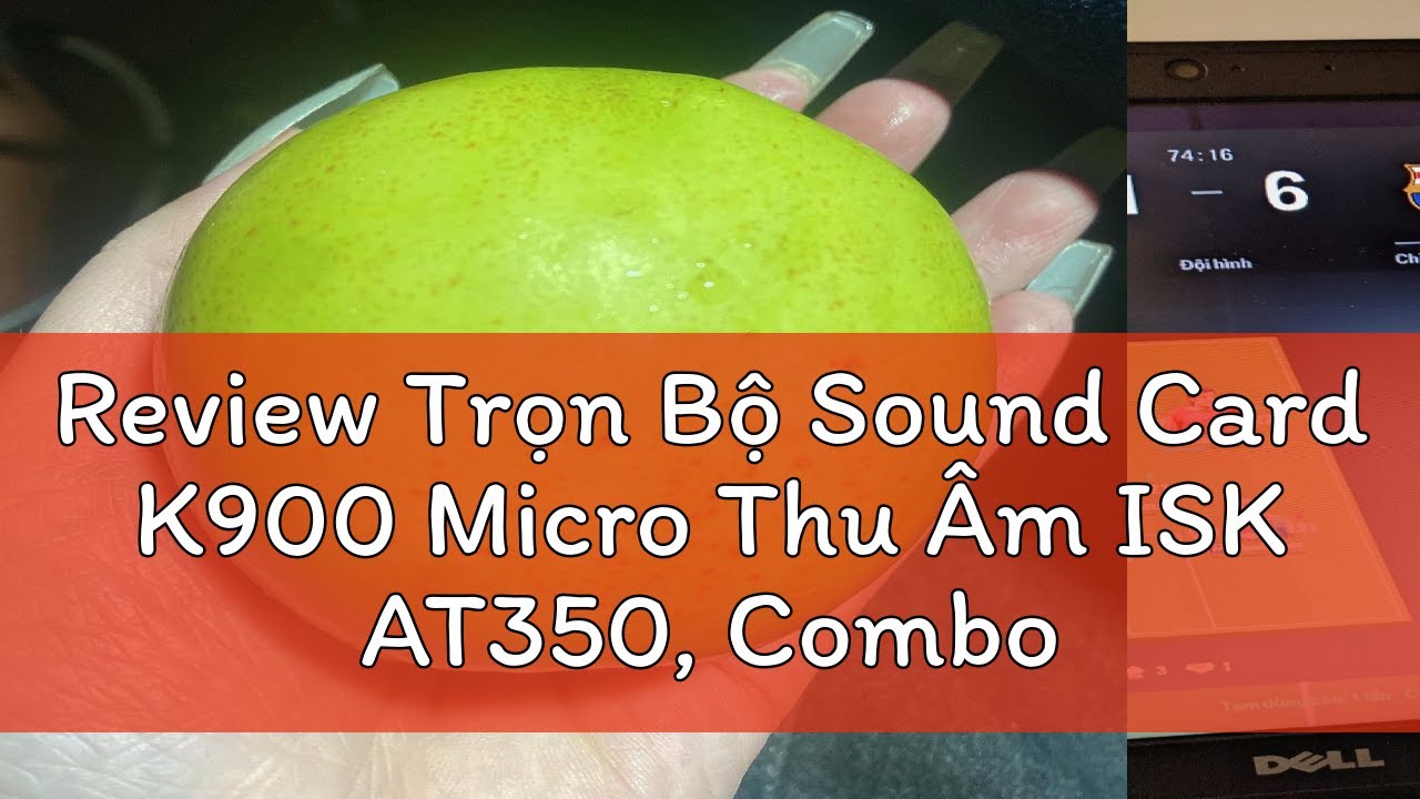 Review Trọn Bộ Sound Card K900 Micro Thu Âm ISK AT350, Combo Thu Âm ...