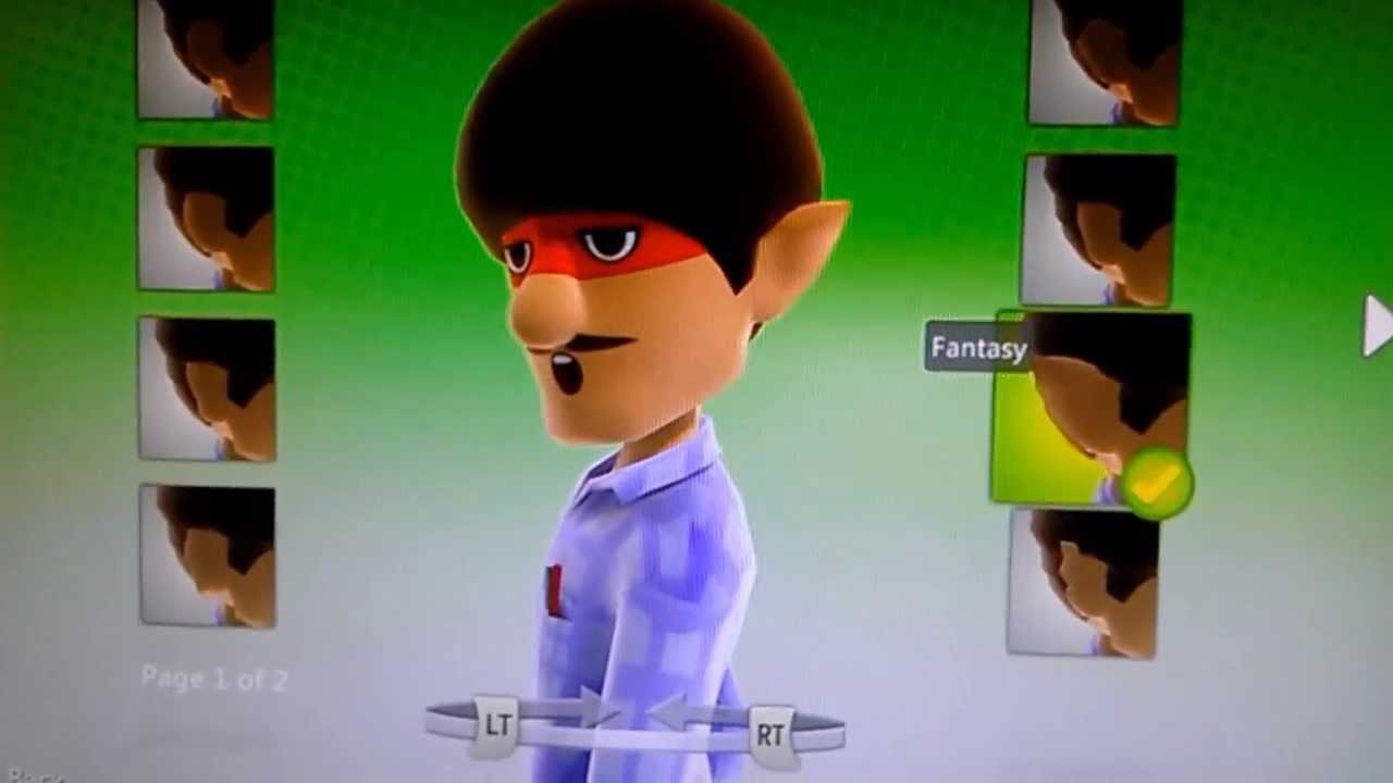 Xbox live Introduces Mii's (from Wii) - YouTube