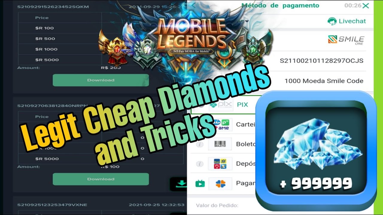 How To Top Up Mobile Legend Diamond At Cheap Price And How To Buy Smile ...