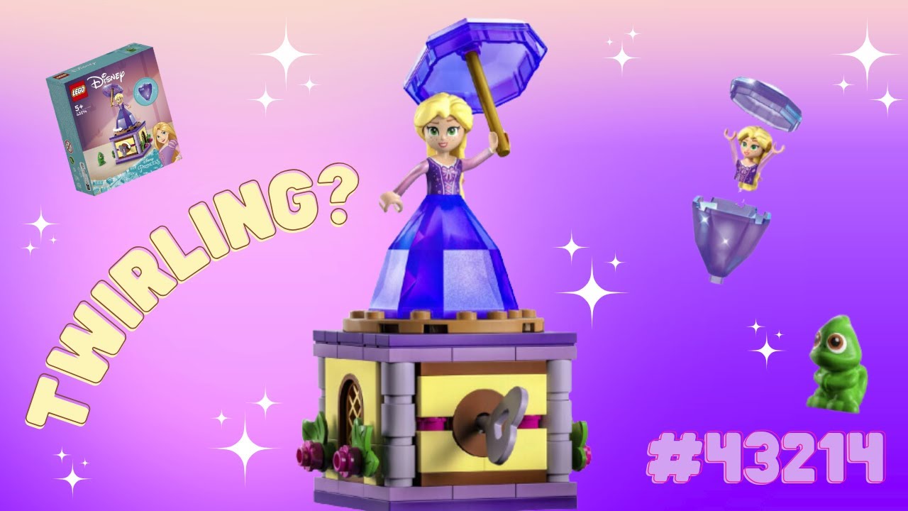 Twirling Rapunzel LEGO® Set #43214 Speed build - YouTube