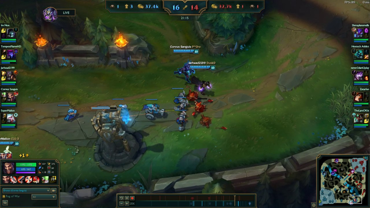 Draven axe bug clip - YouTube