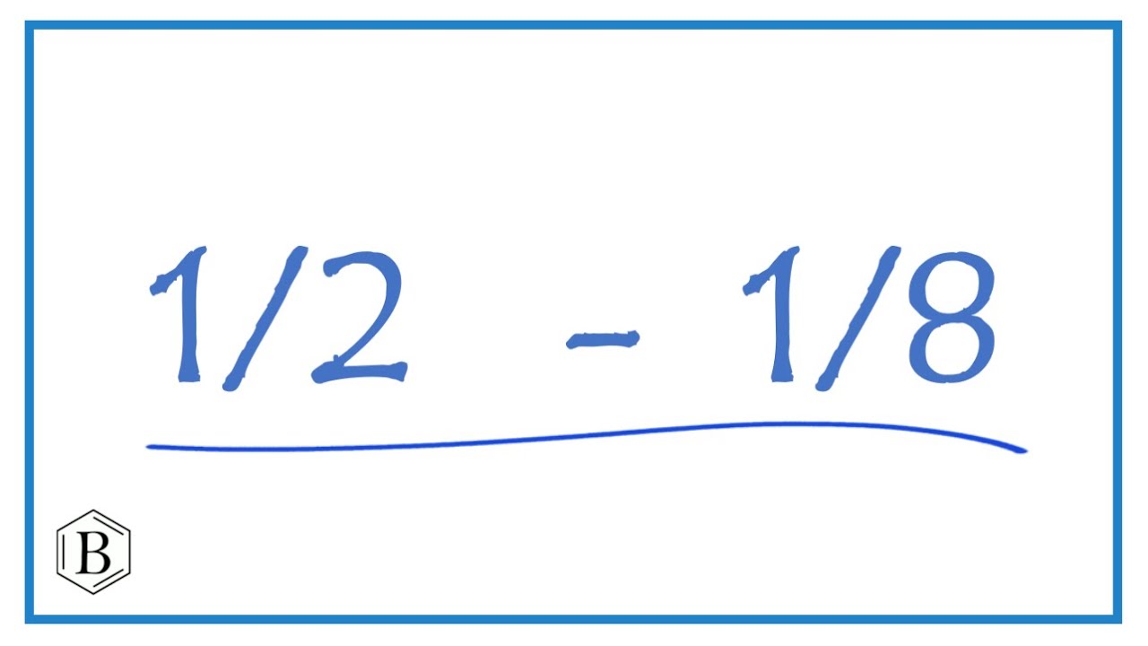 1 2 1 8 1 2 Minus 1 8 YouTube 1-2-1-8-1-2-minus-1-8-youtube
