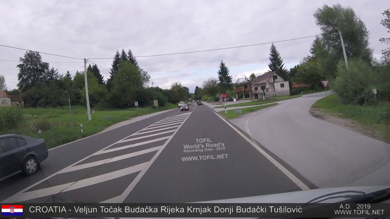 1039 CROATIA - Veljun Točak Budačka Rijeka Krnjak Donji Budački ...