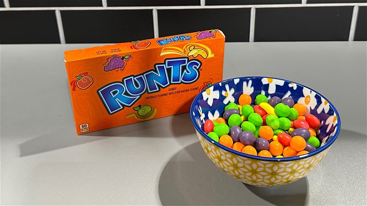 Runts Candy - 5 oz Movie Theater Box Candy - YouTube