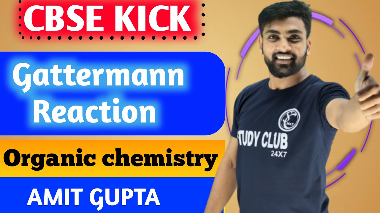 Gattermann Reaction || Name Reaction || Organic Chemistry || Class 12 ...