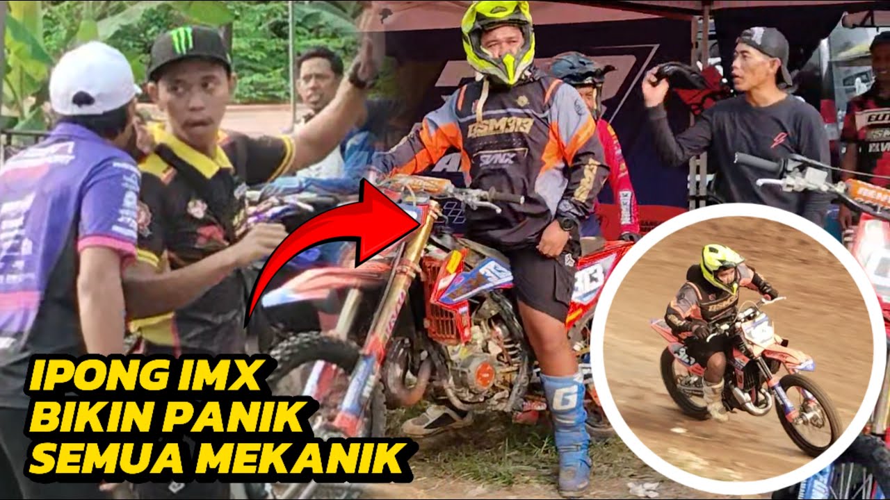 AUTO PANIK!! NINJA KEBO M ATHAR 23 DIPAKAI IPONG IMX MAGAZINE BALAPAN LAWAN MEKANIK INDO - YouTube