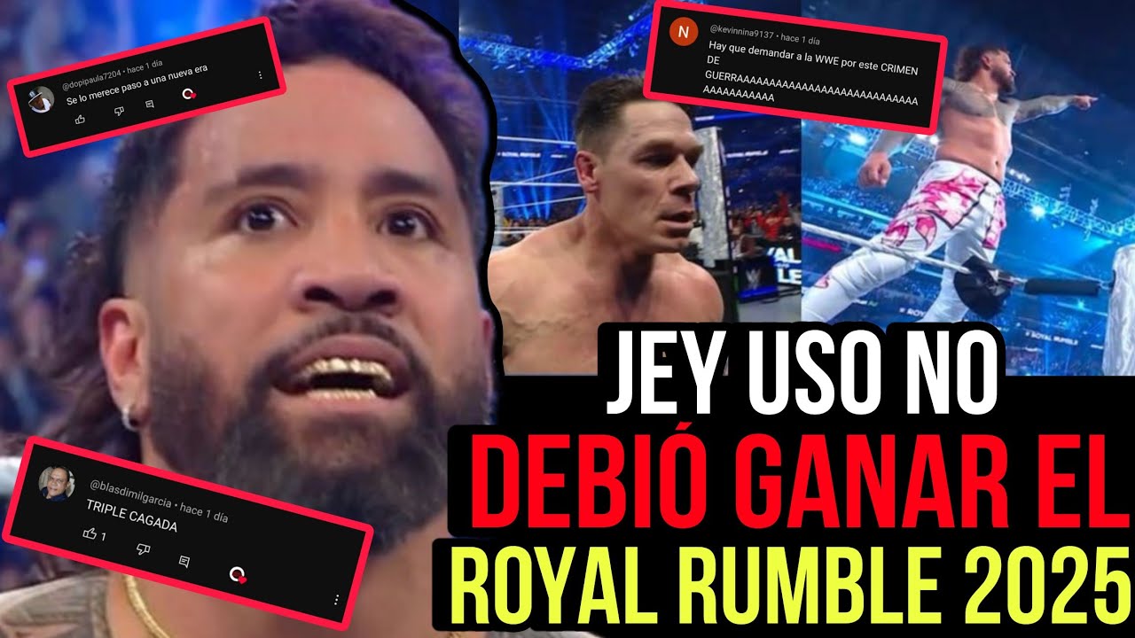 Jey Uso No Debió Ganar El Royal Rumble 2025 - John Cena Habla De Su ...