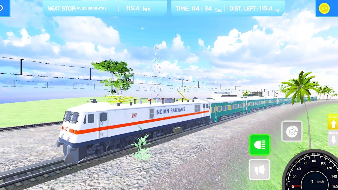 Indian Train Simulator | Train Game | Indian Train Game | Train Driving ...