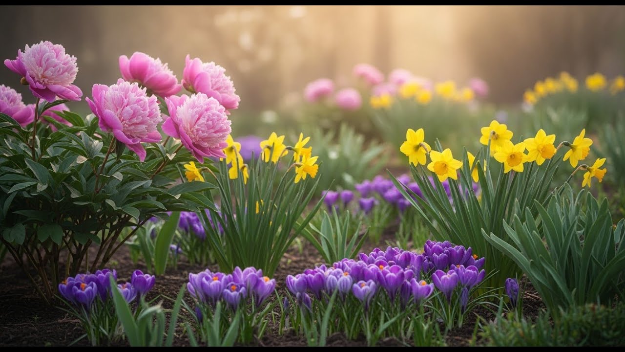 Relaxing Piano & Flowers in Bloom - Background Music for a Peaceful Day ...