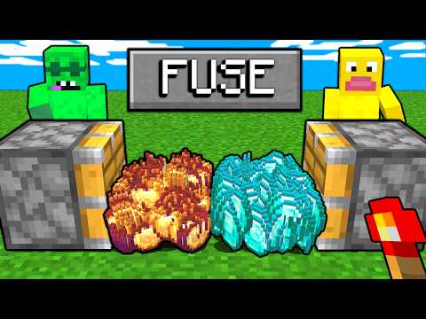 Minecraft, But We Can FUSE ITEMS...