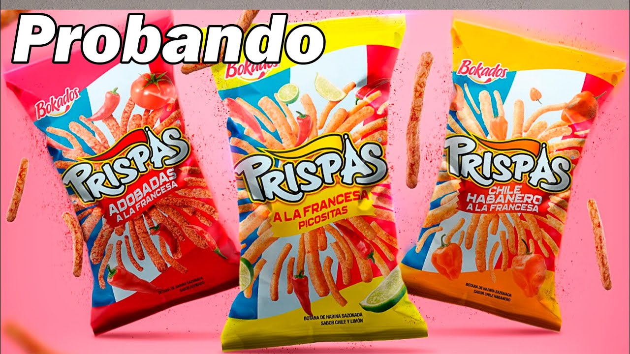 Probando todos los Sabores de Frituras de Harina Prispas - YouTube