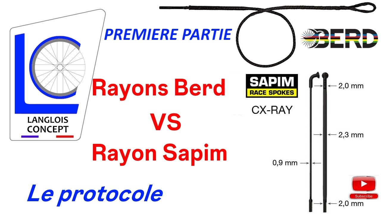 Test rayon Sapim CX-RAY vs rayon BERDSPOKES : 1ere partie - YouTube