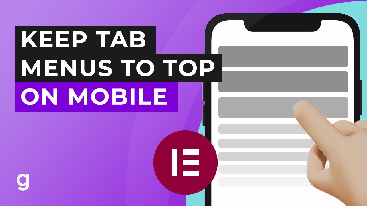 How to Keep the Tab Titles or Tab Menus at the Top on Mobile View in ...