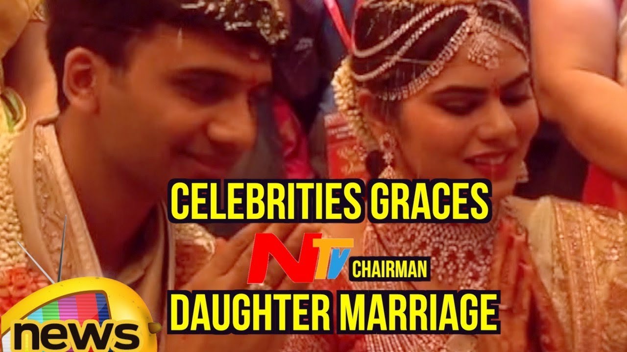 Celebrities Graces NTV Chairman Narendra Choudary's Daughter Marriage ...