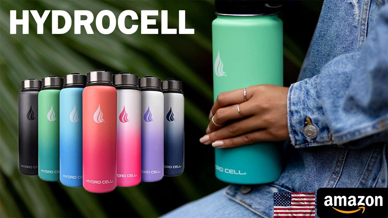 HydroCell Stainless Steel Vacuum Water Bottle Review - YouTube