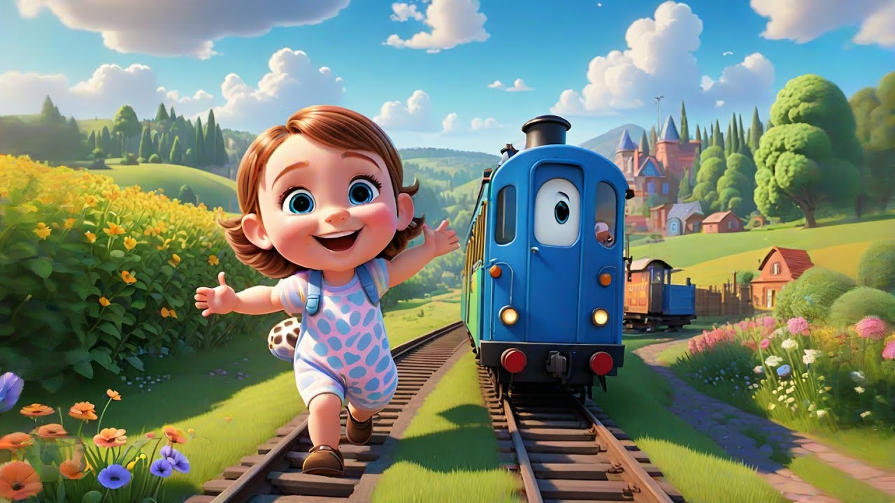 Little Train With Baby 🚂👶 | Fun Kids Song | Preschool Learning Video ...