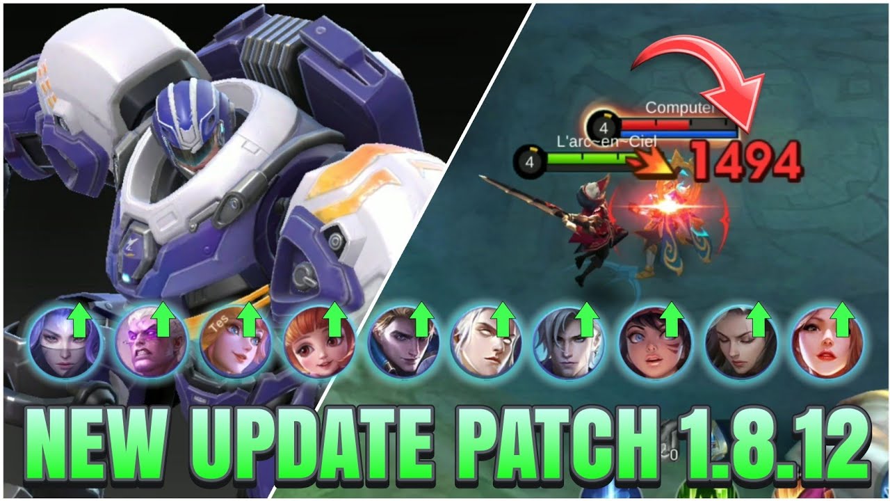 PASIF CRITICAL ALUCARD, SUPPORT BUFF, PHOVEUS BUFF, LUO YI BUFF, AAMON BUFF, PATCH 1.8.12 MLBB ...