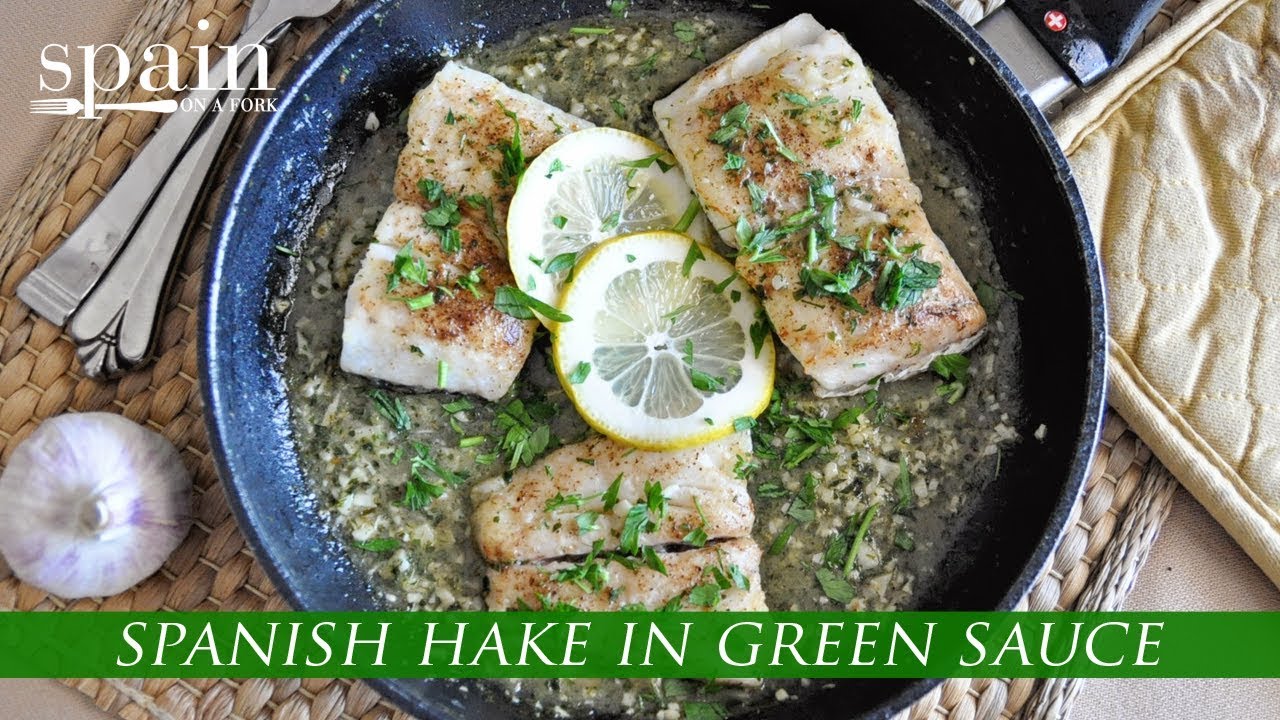 Spanish Hake in Green Sauce - Merluza en Salsa Verde Recipe - YouTube