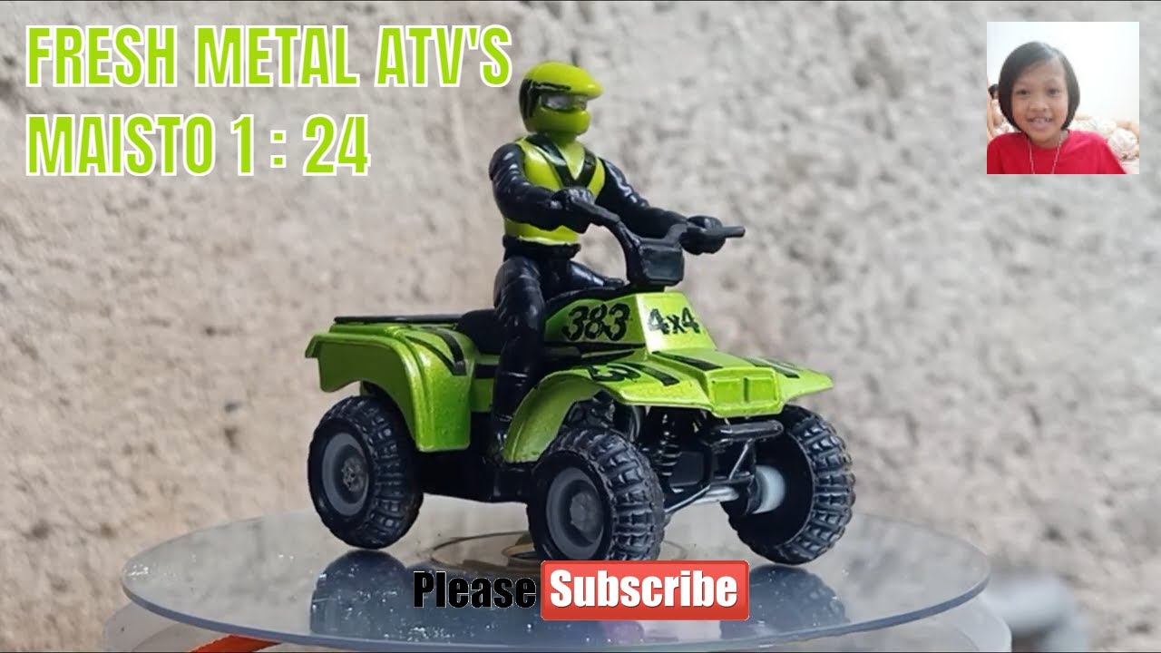 Toy Collection Fresh Metal ATV'S Maisto Skala 1 : 24 - YouTube