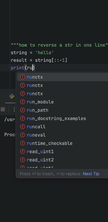 Reverse A String In Python In 10 Seconds 🐍 Pythonbasics Coding 8563