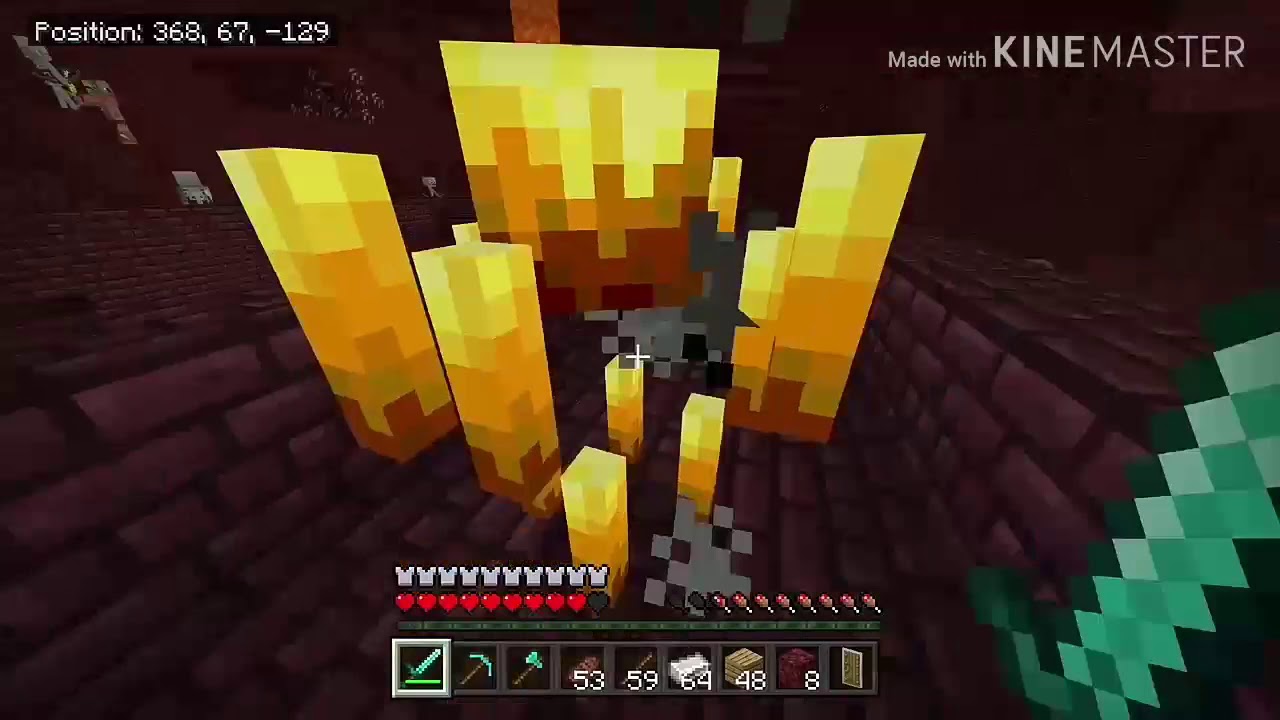 Minecraft RAIDING A NETHER FORTRESS!! (Minecraft let's play part 7 ...